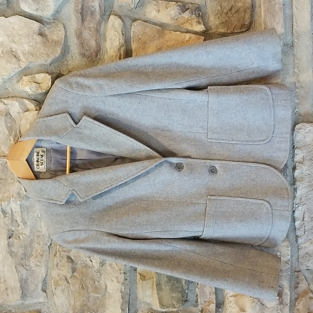 Changing Scenes Wool Blazer - Gem